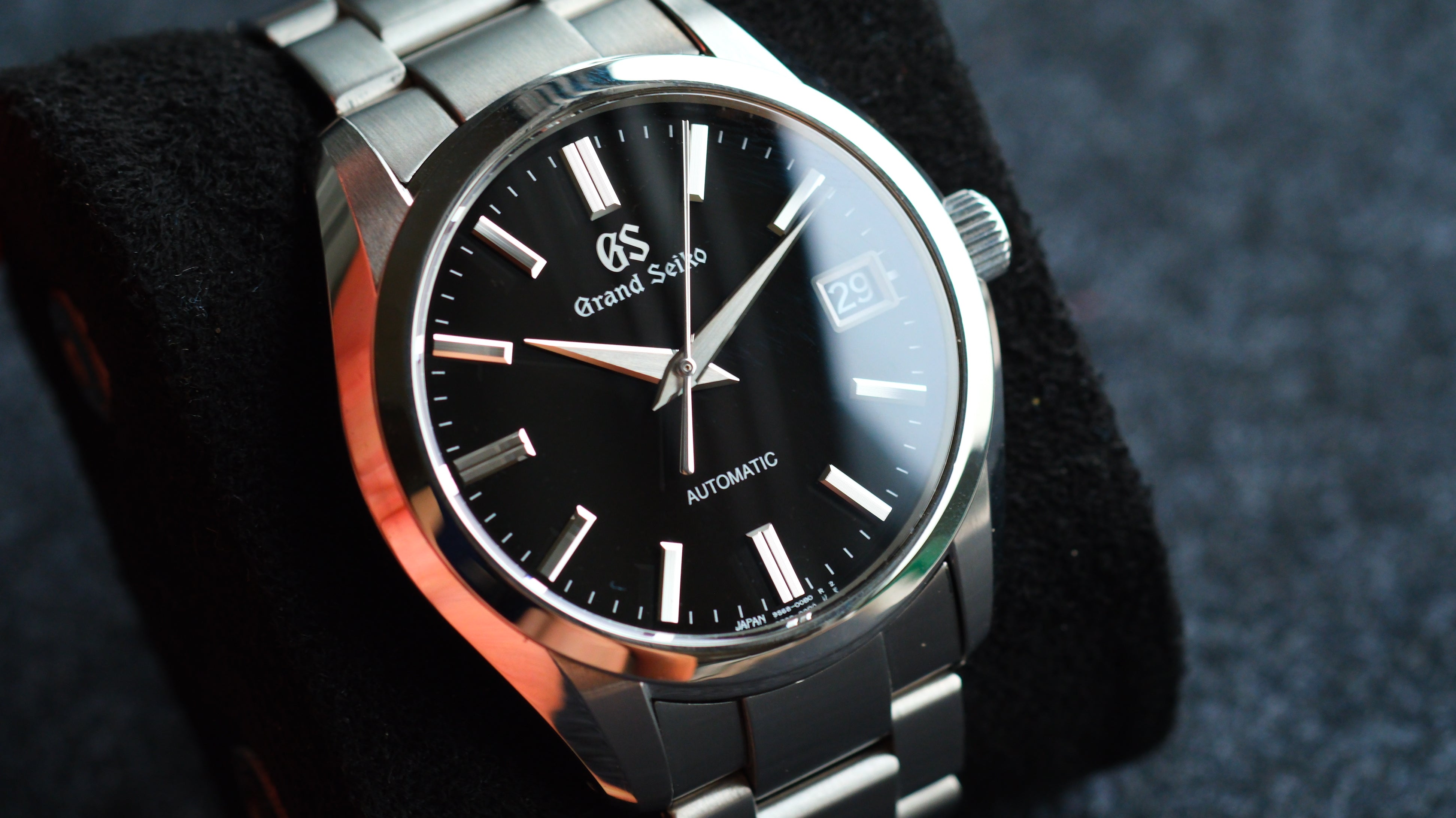 Grand Seiko SBGR309 9S68-00B0 Heritage new GS Logo Version Black Dial ...